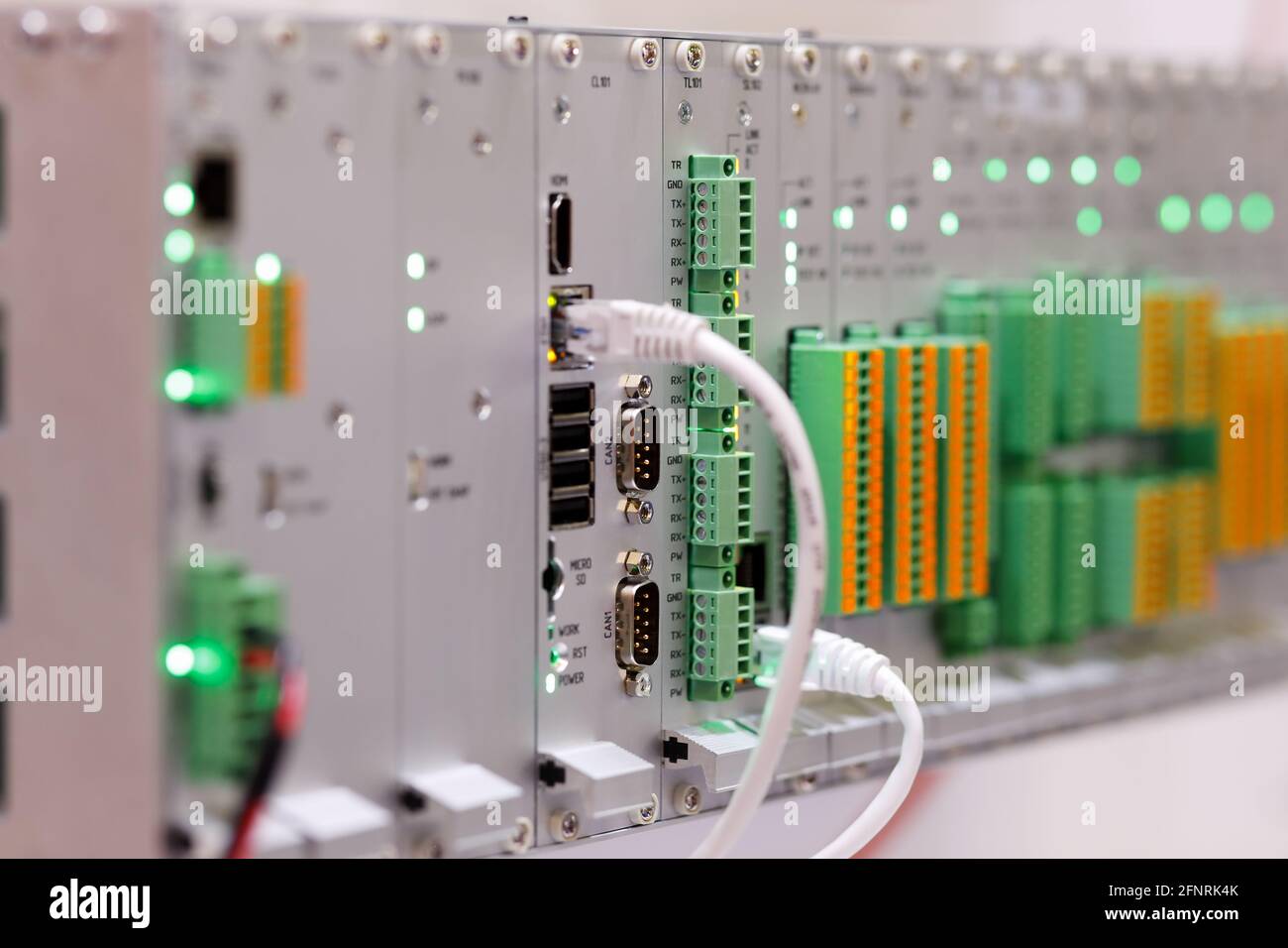 Industrial Plc Based Modular Controller System In A Rack Selective