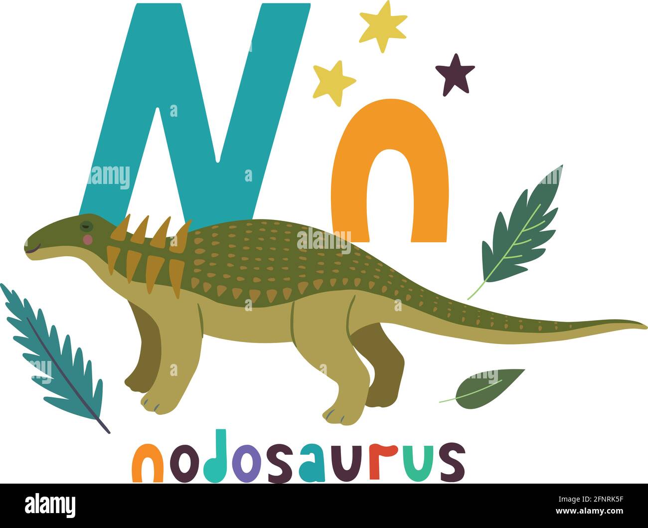 Dinosaurs letters Stock Vector Images - Alamy