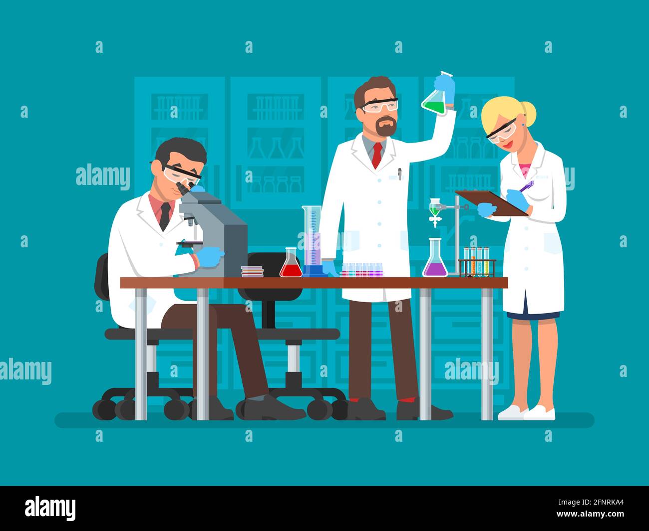 Science lab Stock Vector Images - Alamy