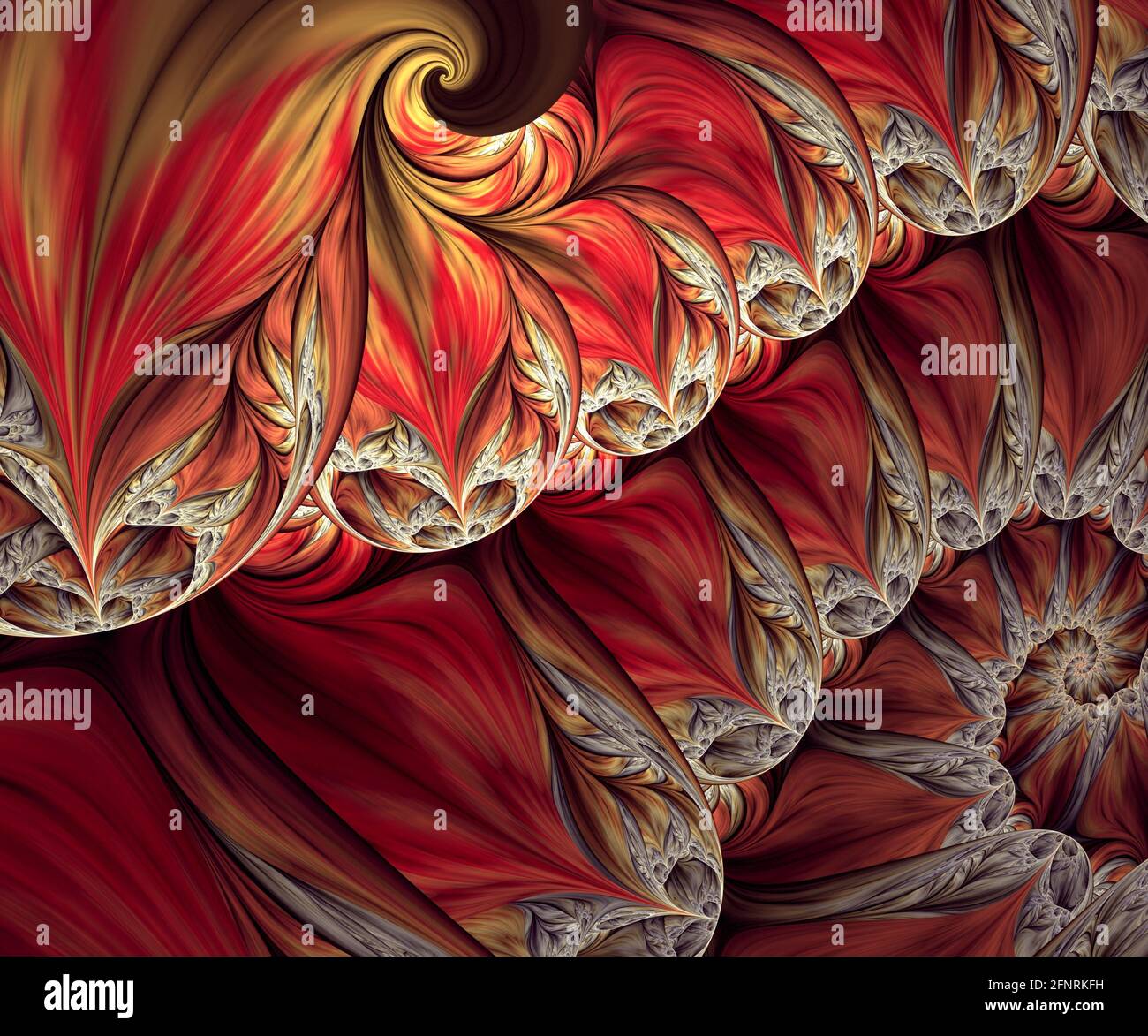Computer generated fractal artwork for creative art,design and ...