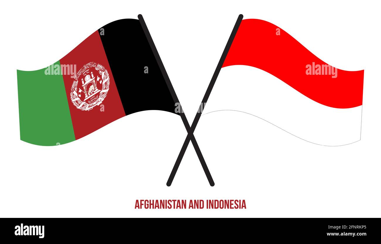 Indonesia waving official flag style Stock Vector Images - Alamy