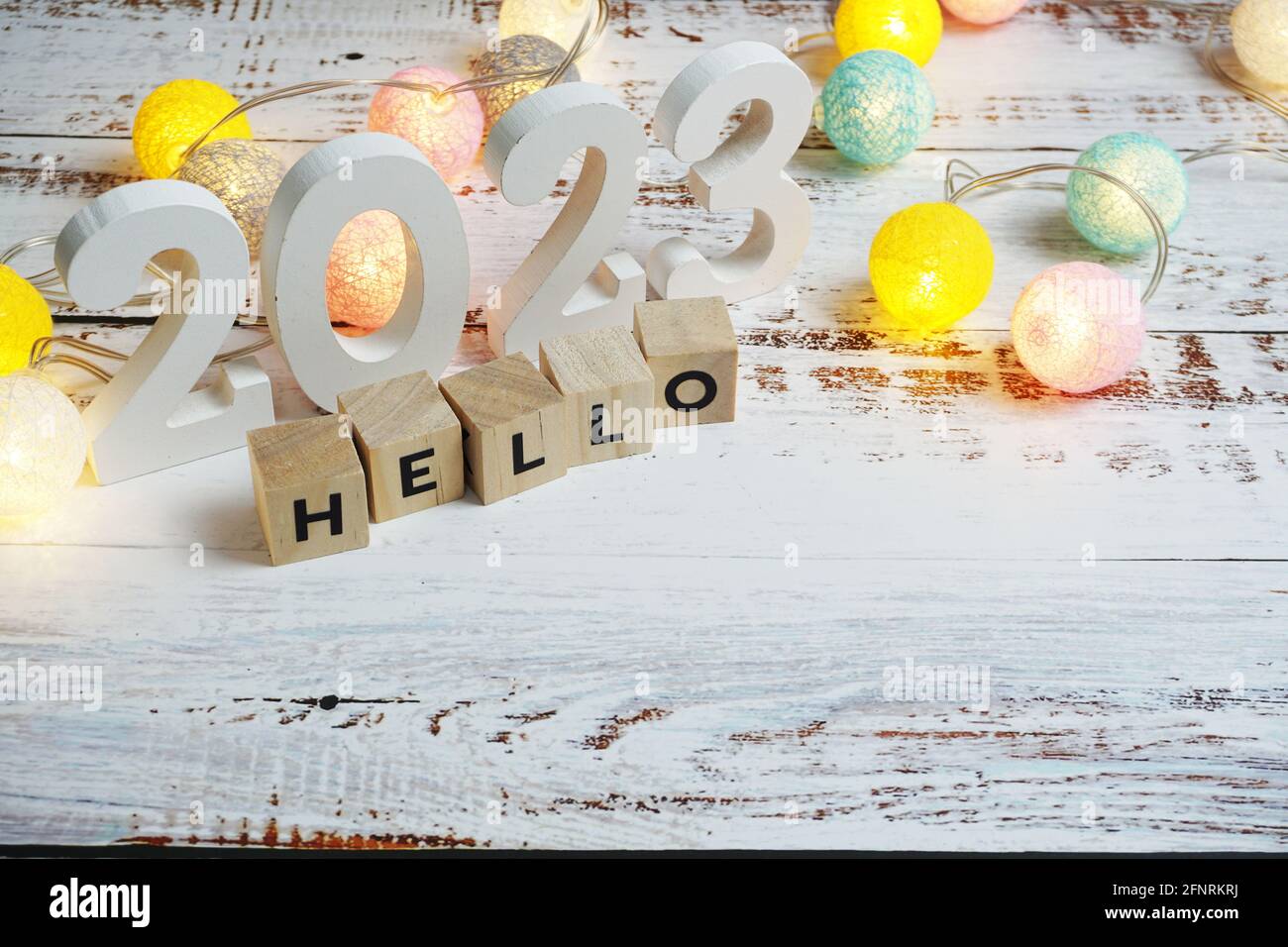 Hello 2023 hi-res stock photography and images - Alamy