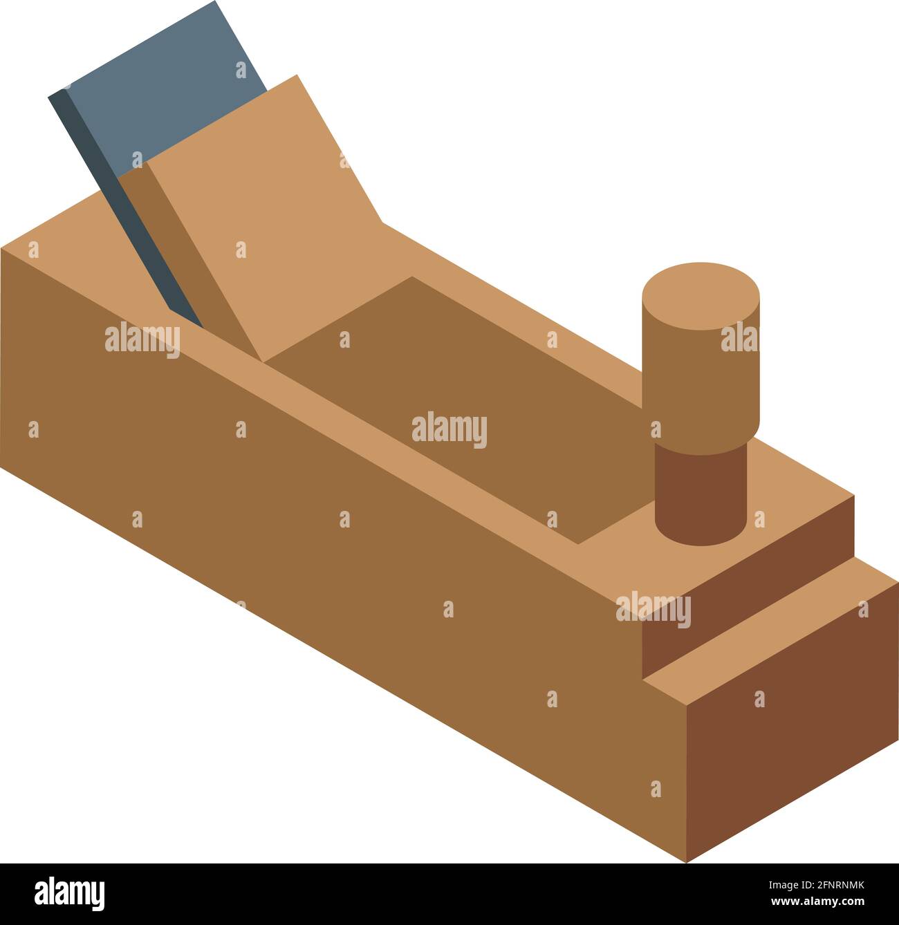 Wood working instrument icon. Isometric of Wood working instrument ...