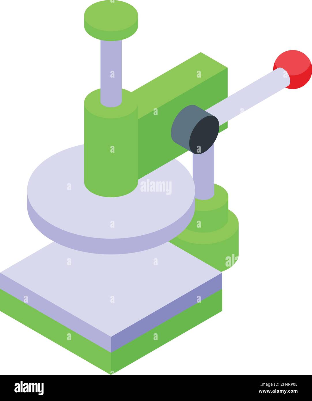 Press machine icon. Isometric of Press machine vector icon for web ...
