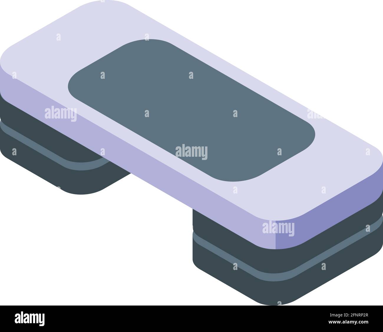 Fitness step board icon. Isometric of Fitness step board vector icon ...
