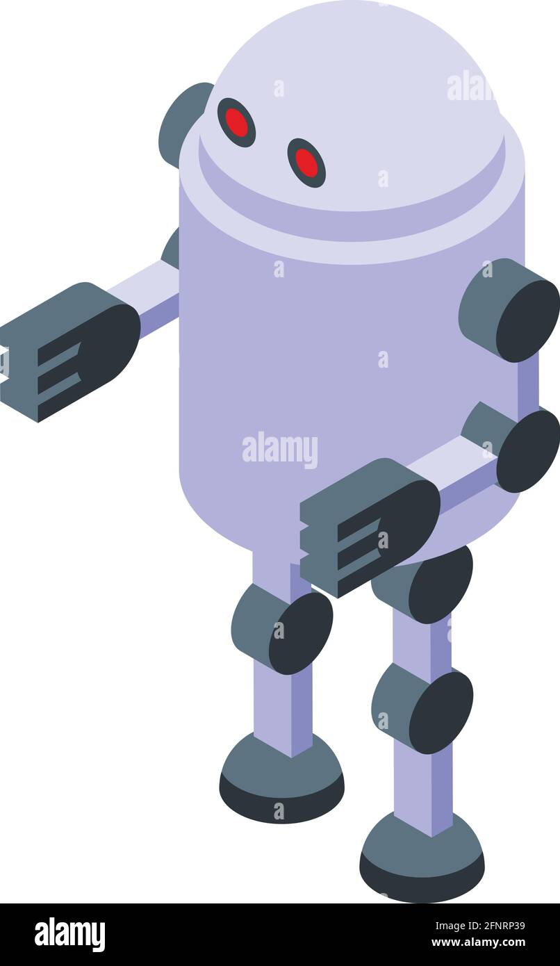Malware robot icon. Isometric of Malware robot vector icon for web ...