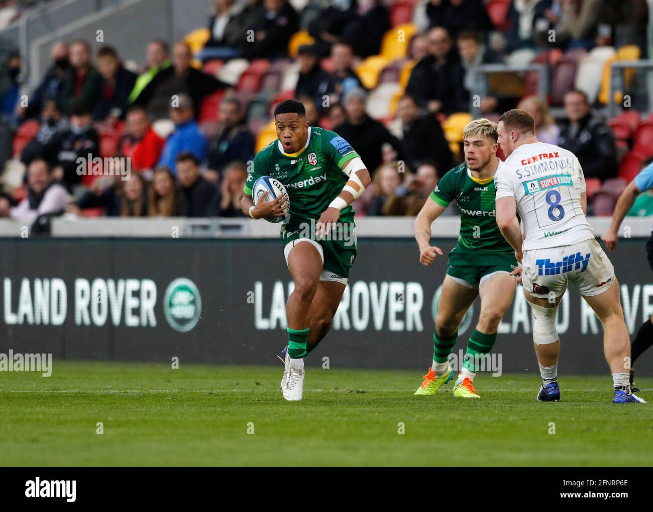 Brentford Community Stadium, London, UK. 18th May, 2021. Gallagher Premiership Rugby, London ...