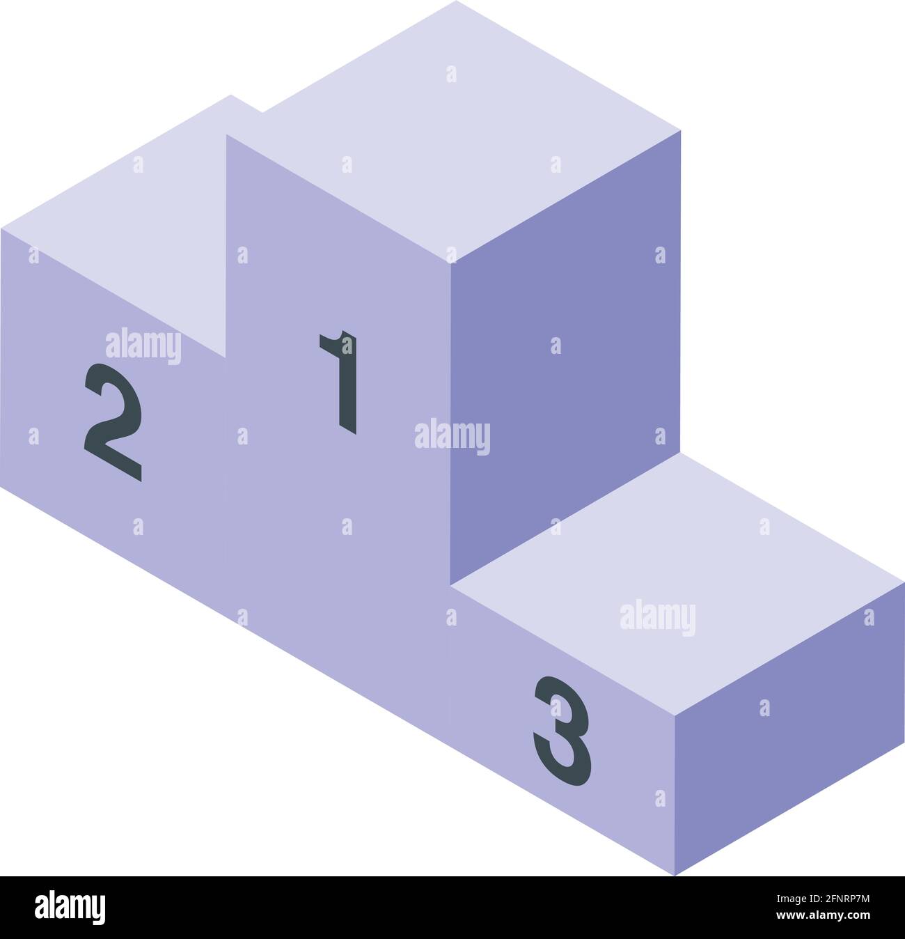 Awarding podium icon. Isometric of Awarding podium vector icon for web ...