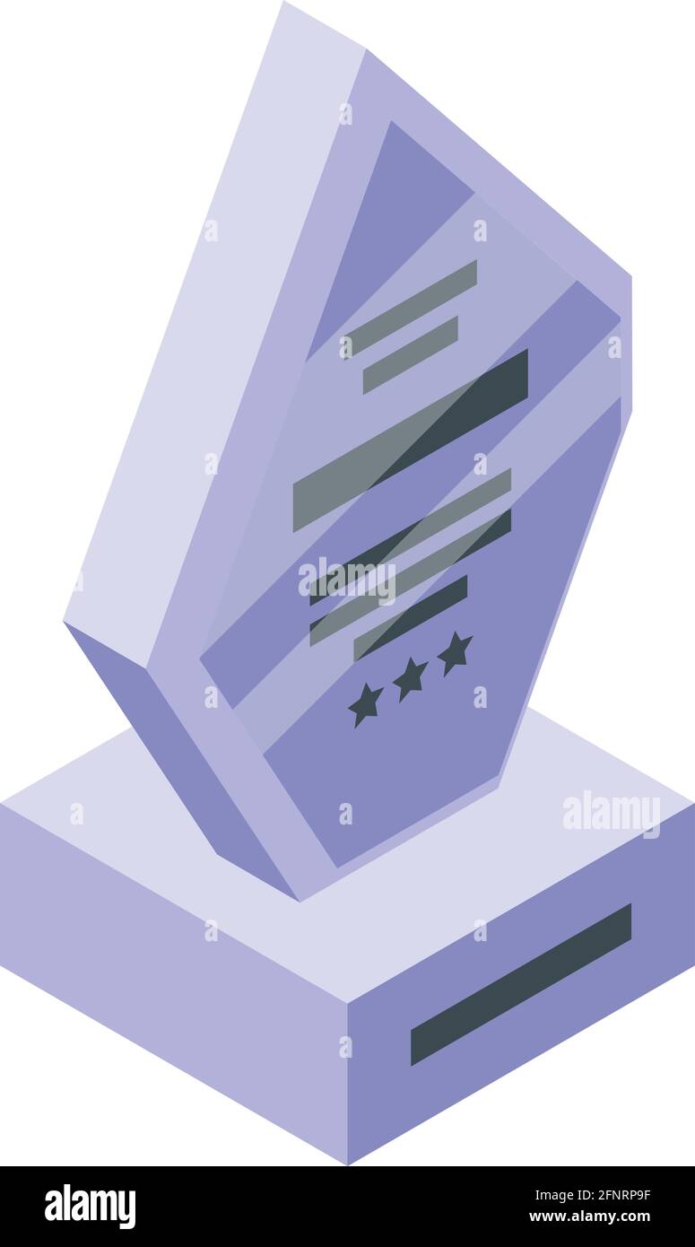 Reward prize icon. Isometric of Reward prize vector icon for web design ...