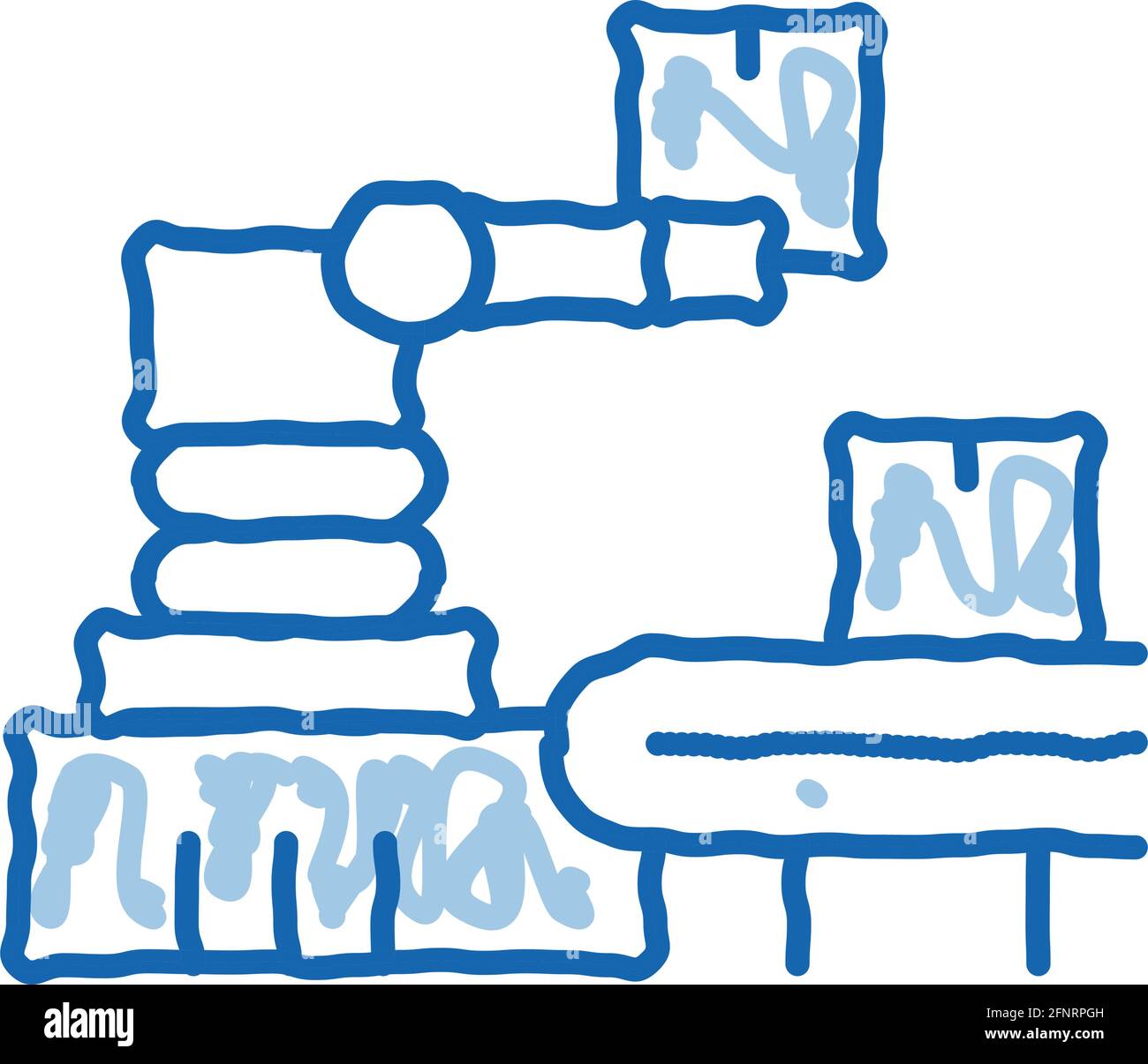 Pencil manufacturing process Cut Out Stock Images & Pictures - Alamy