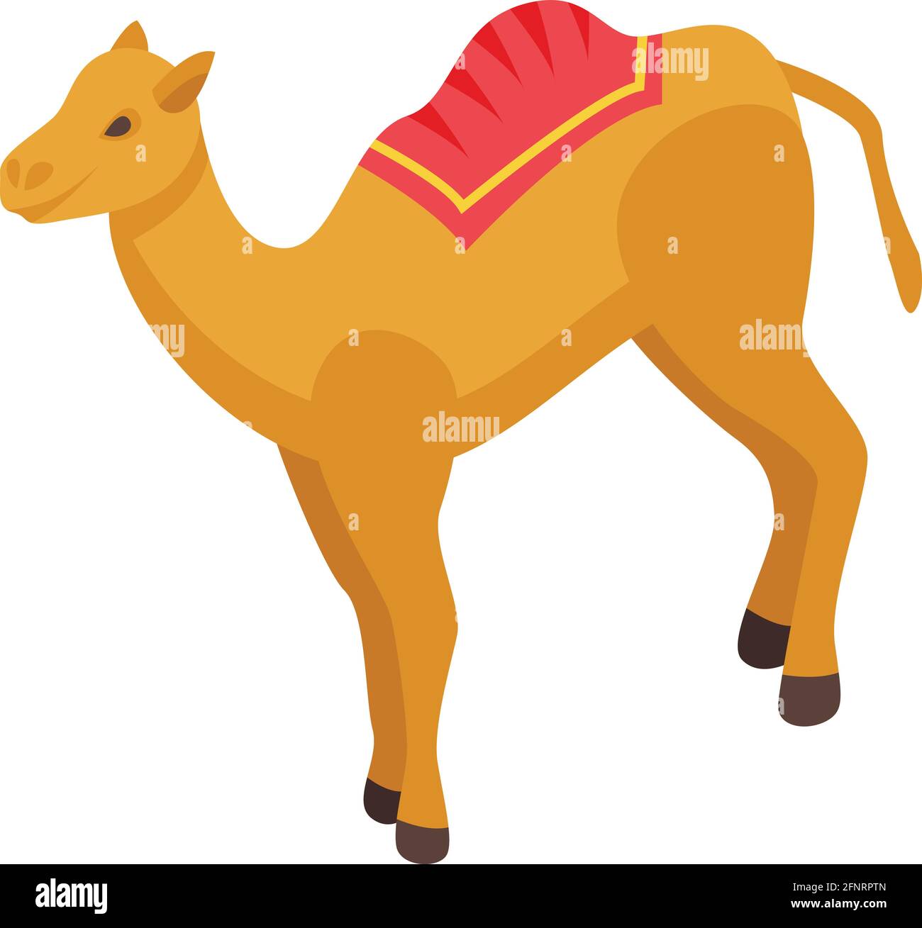 Desert camel icon. Isometric of Desert camel vector icon for web design ...