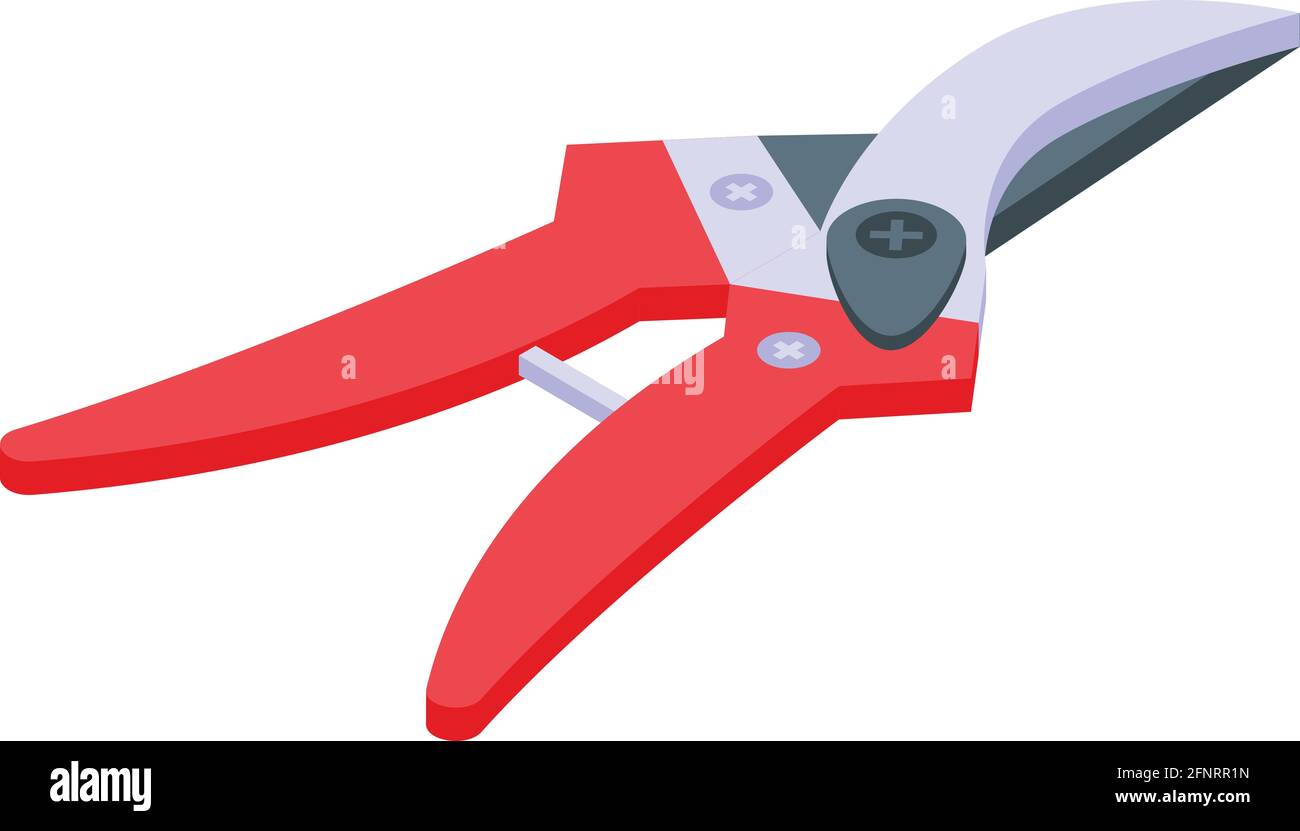 Farm shears icon. Isometric of Farm shears vector icon for web design ...