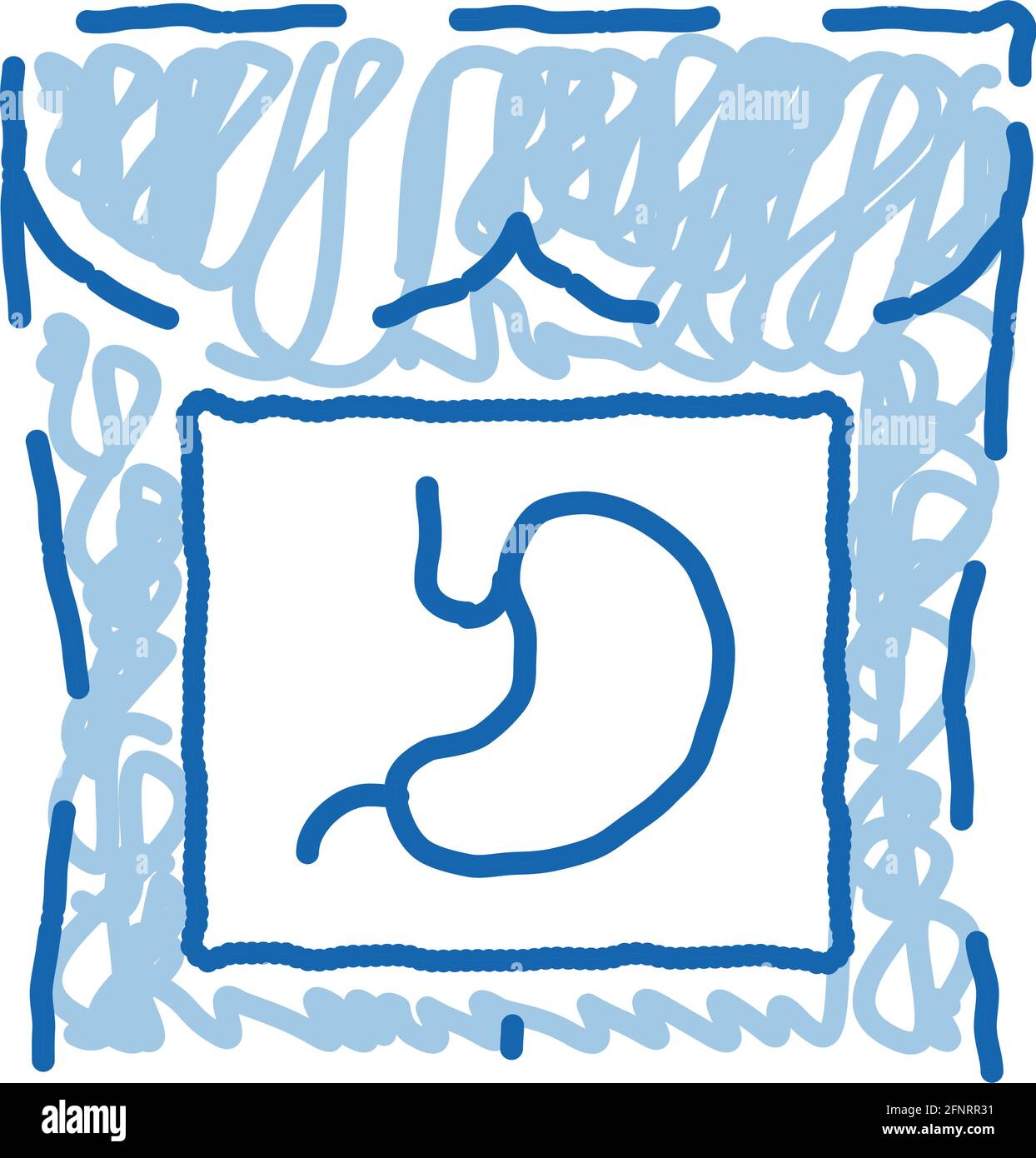 stomach surgery doodle icon hand drawn illustration Stock Vector Image ...
