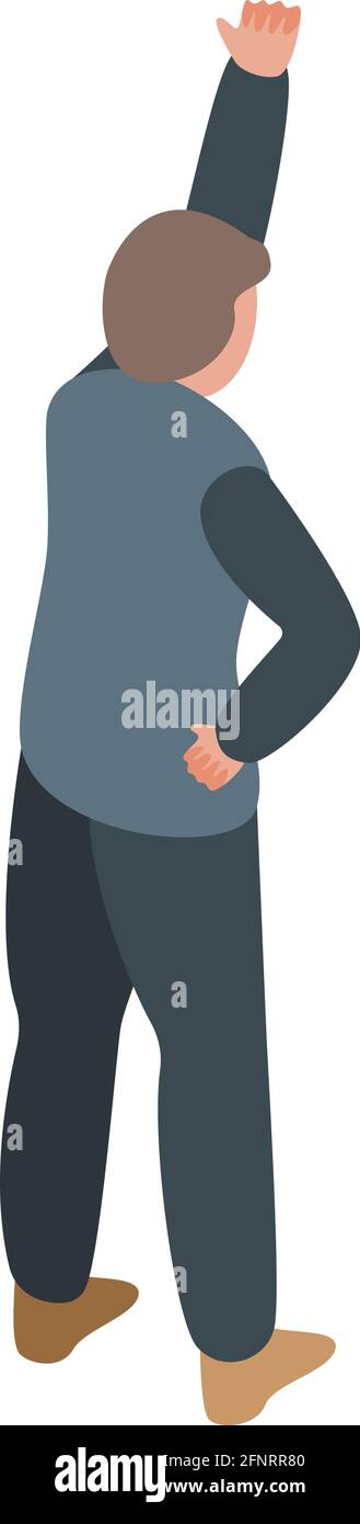 Successful career try icon. Isometric of Successful career try vector ...