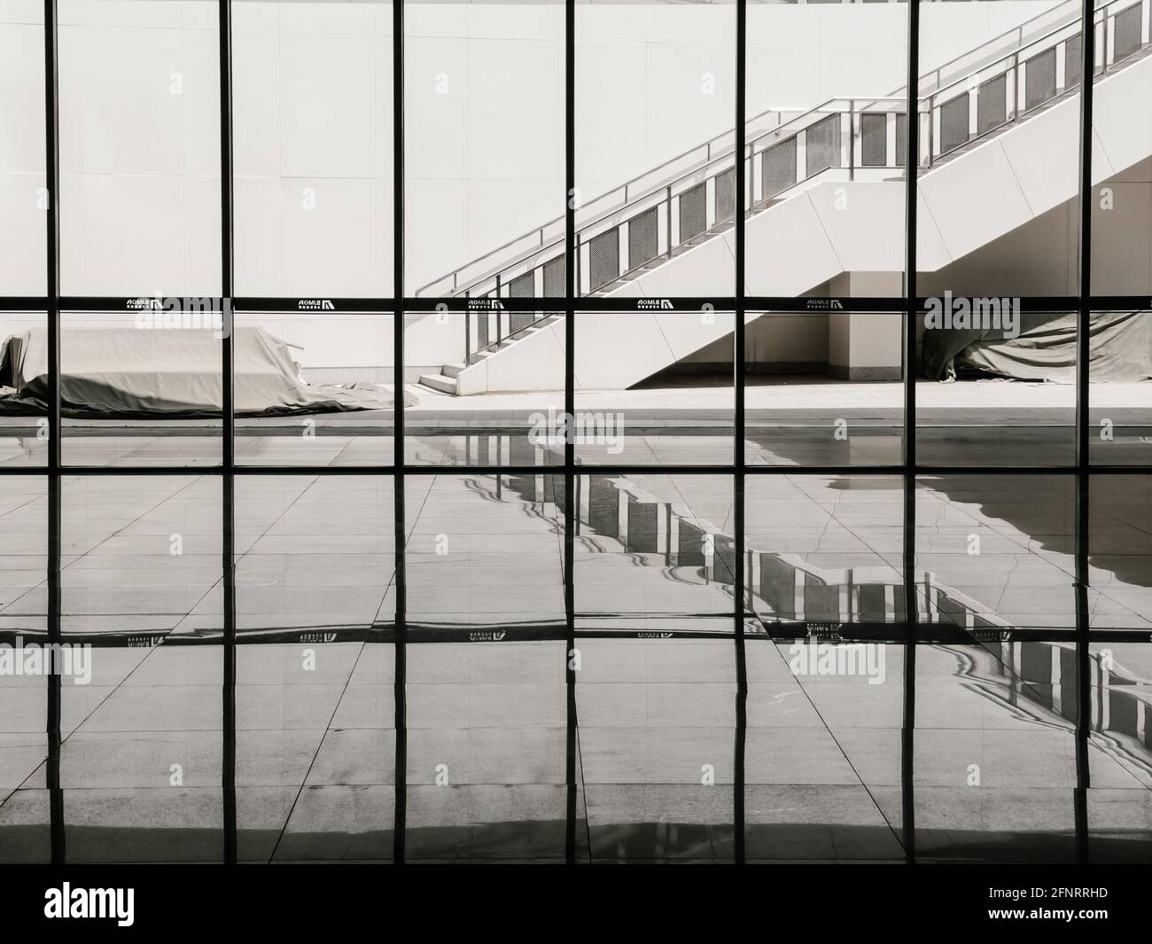 Modern architectural structure with contemporary design Stock Photo - Alamy