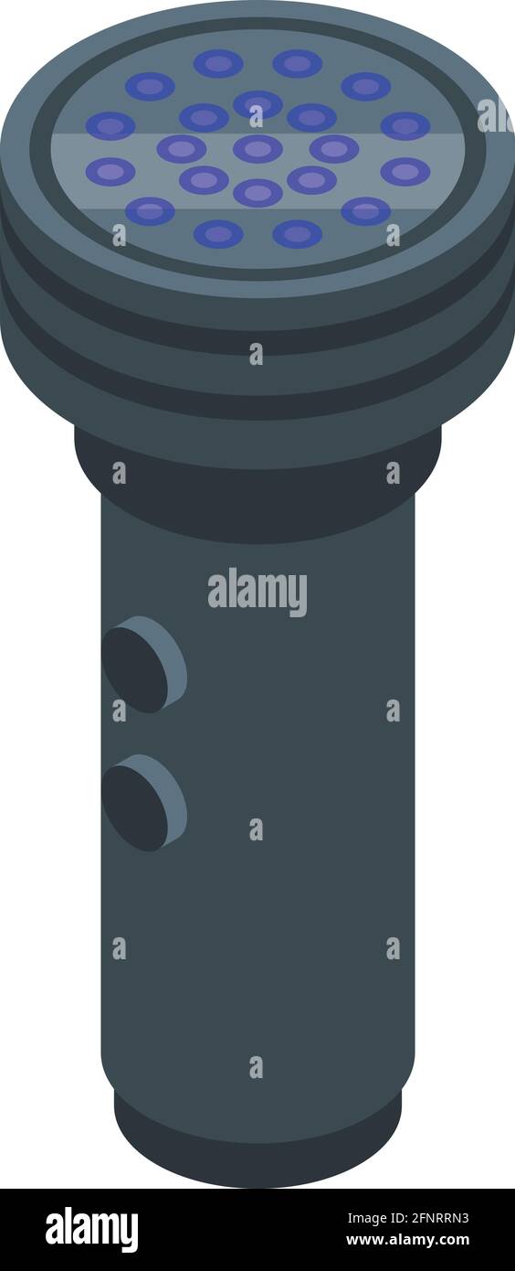 UV lamp icon. Isometric of UV lamp vector icon for web design isolated ...