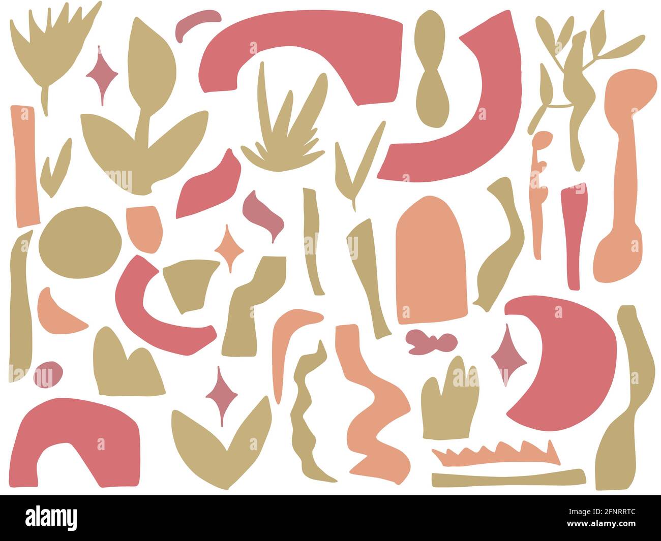 Boho style isolated cartoon Cut Out Stock Images & Pictures - Alamy