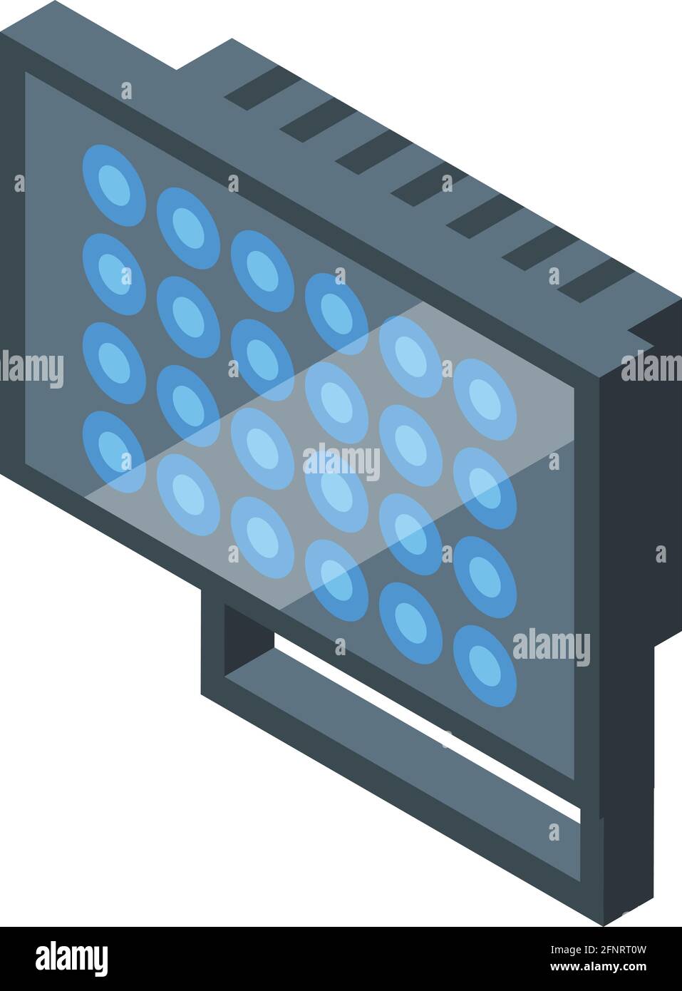 Led UV lamp icon. Isometric of Led UV lamp vector icon for web design ...