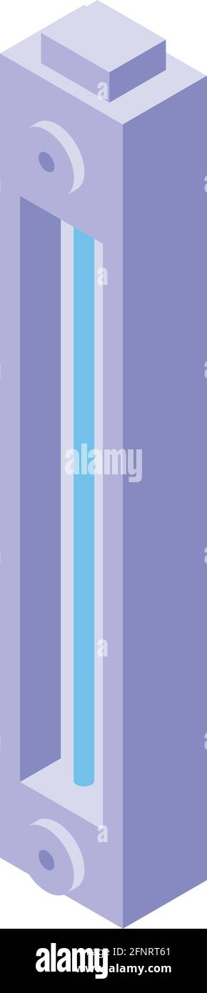 UV lamp bactericidal icon. Isometric of UV lamp bactericidal vector ...