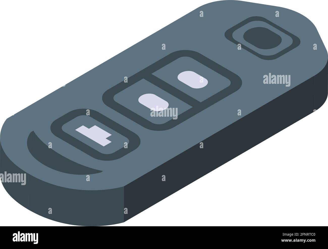 Smart car key auto icon. Isometric of Smart car key auto vector icon ...
