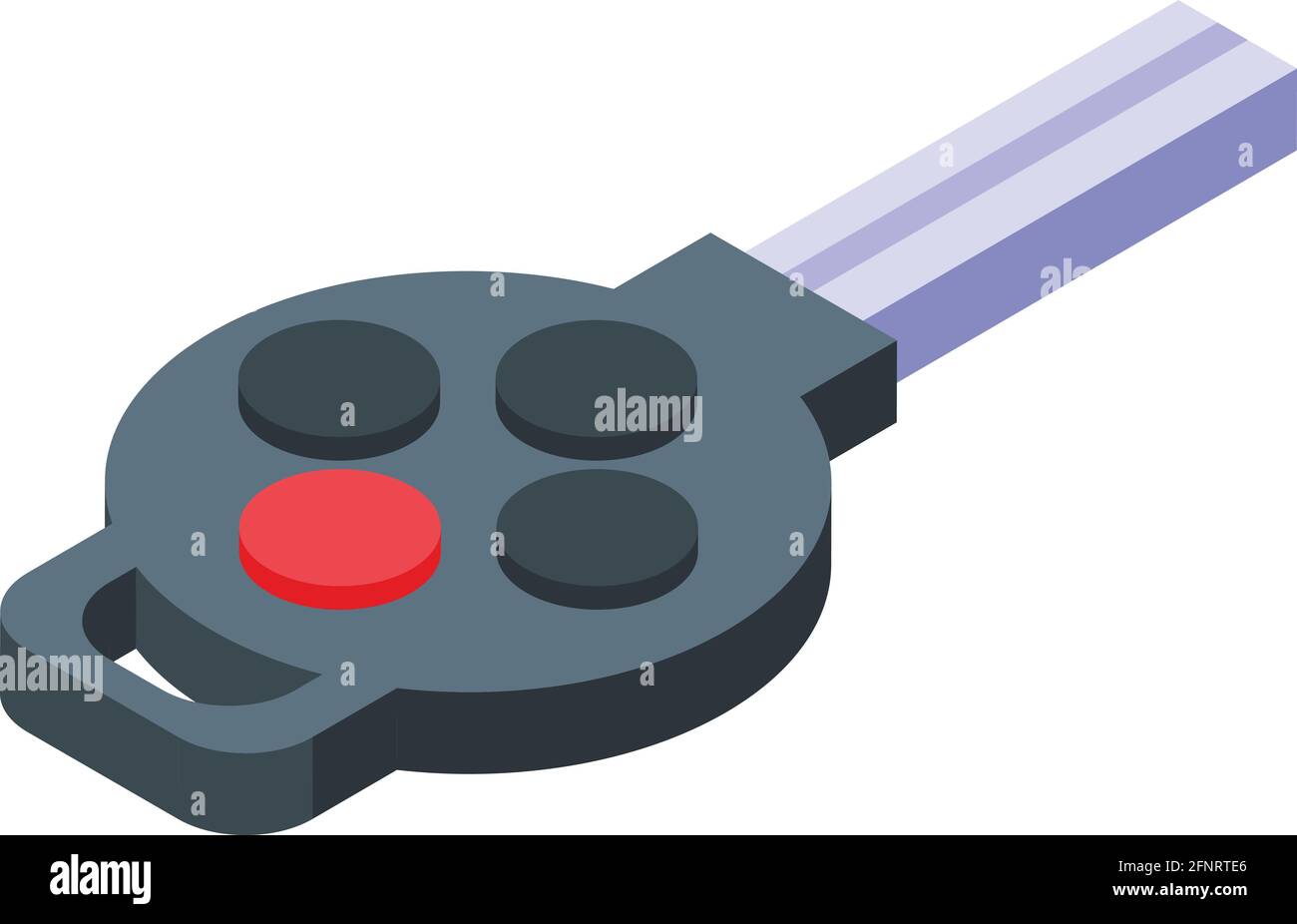 Smart car key icon. Isometric of Smart car key vector icon for web ...