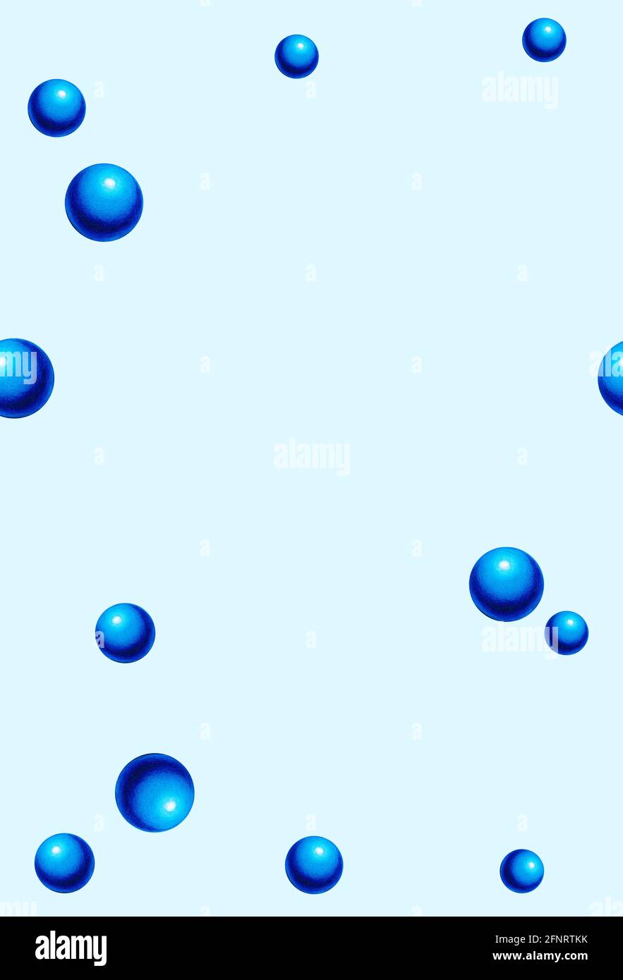 Seamless pattern blue balls hi-res stock photography and images - Alamy