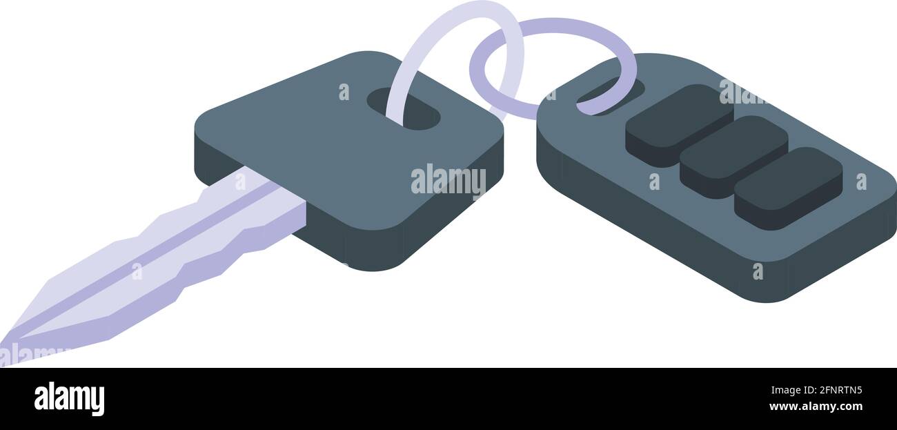 Key car buying icon. Isometric of Key car buying vector icon for web ...