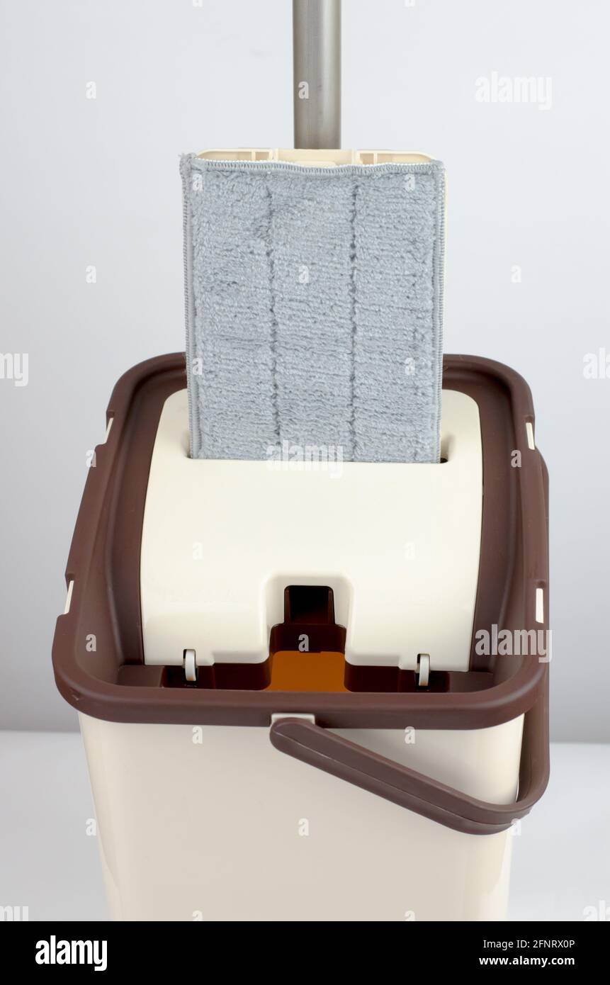 Close up mop washing floor hi-res stock photography and images - Alamy