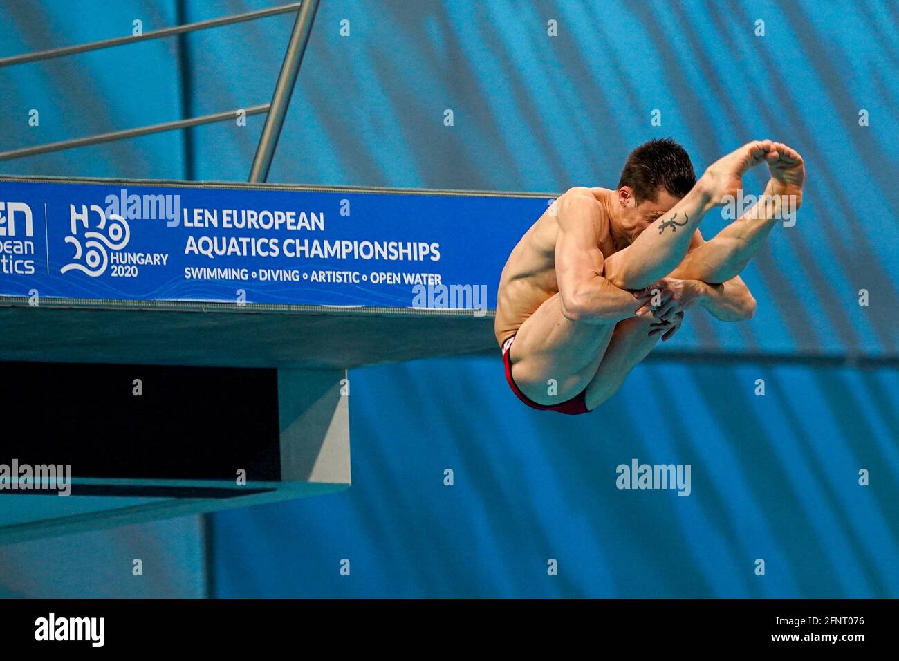 BUDAPEST, HUNGARY - MAY 16: Constantin Popovici of Romania competing at ...