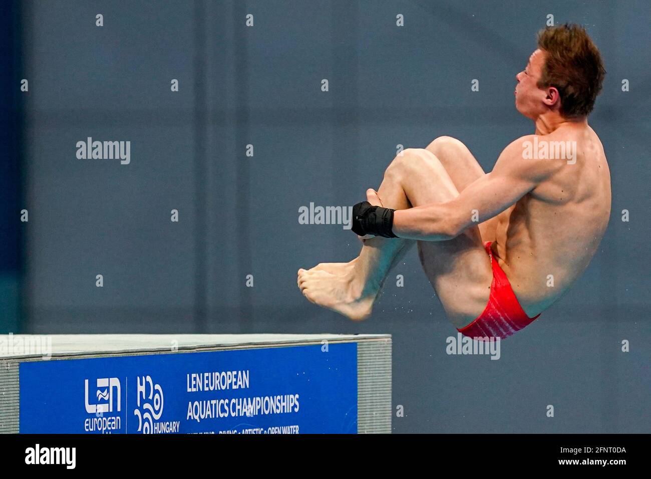 BUDAPEST, HUNGARY - MAY 16: Anton Knoll of Austria competing at the Men ...