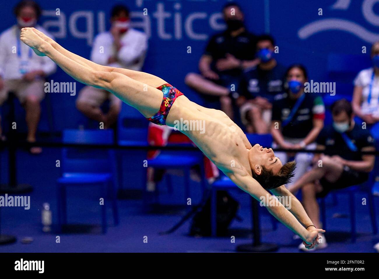 BUDAPEST, HUNGARY - MAY 16: Athanasios Tsirikos of Greece competing at ...