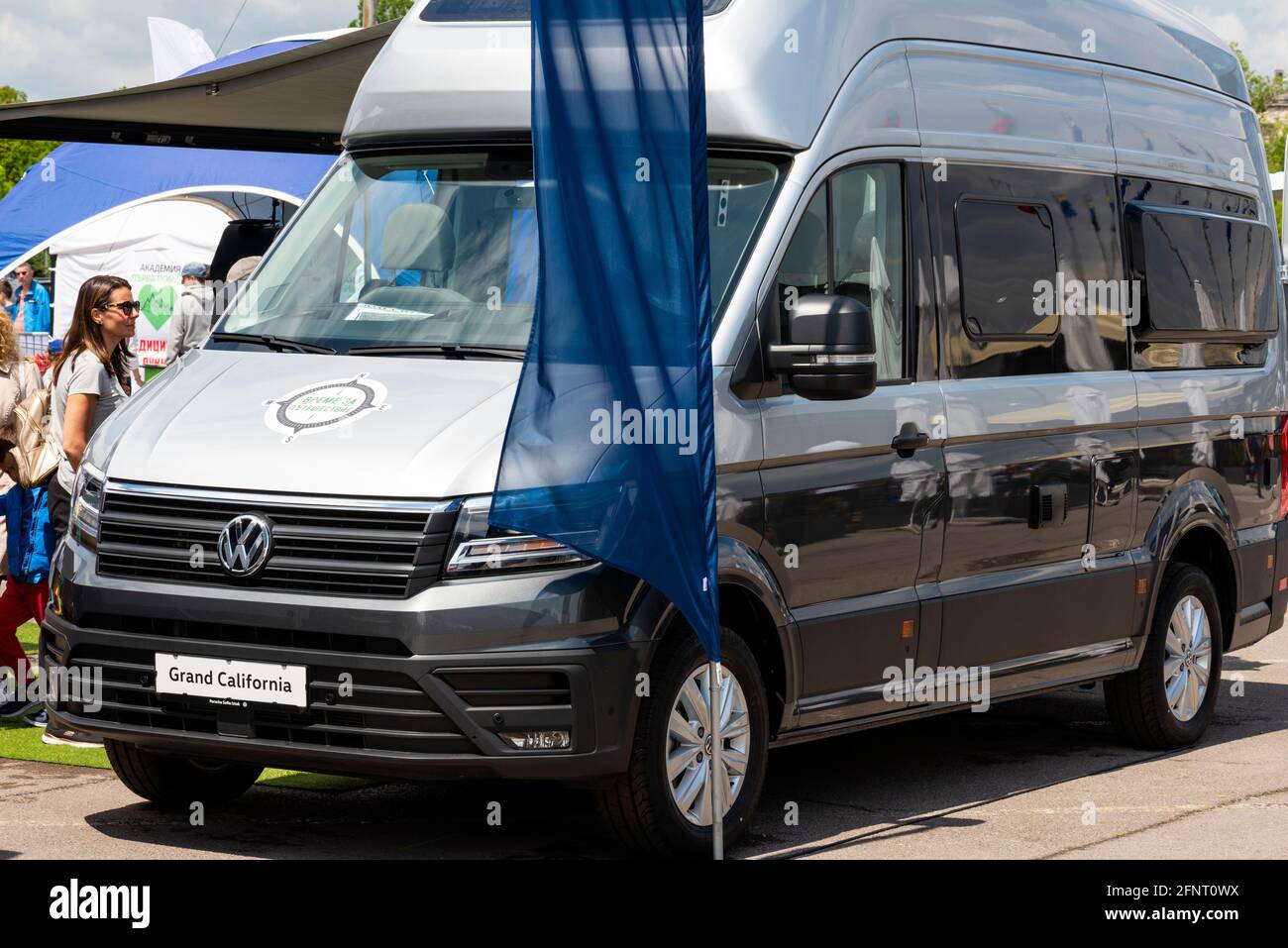 VW Grand California 600 motorhome campervan during the Camping and ...