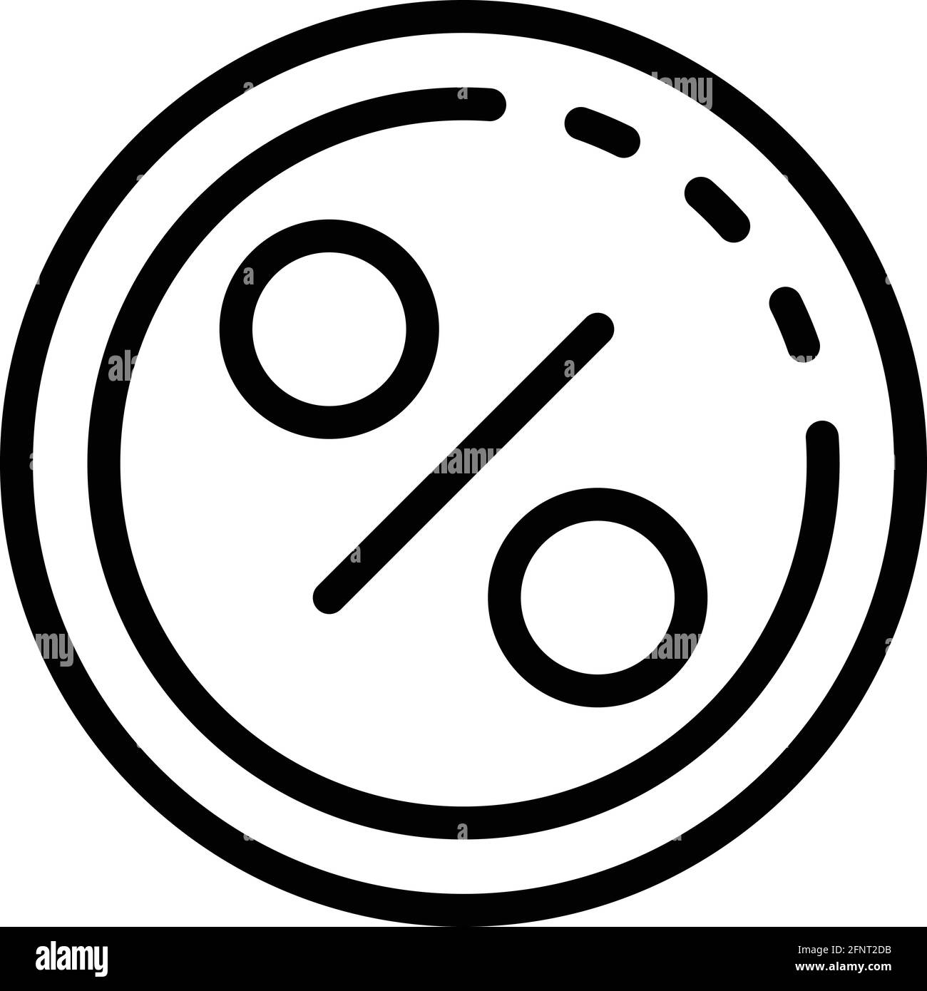 Cash rate icon. Outline Cash rate vector icon for web design isolated ...