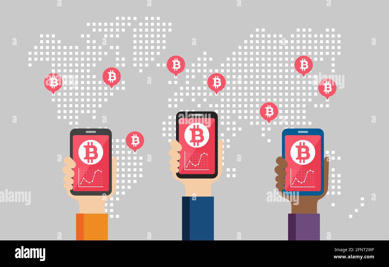 Cryptocurrency banner hi-res stock photography and images - Alamy