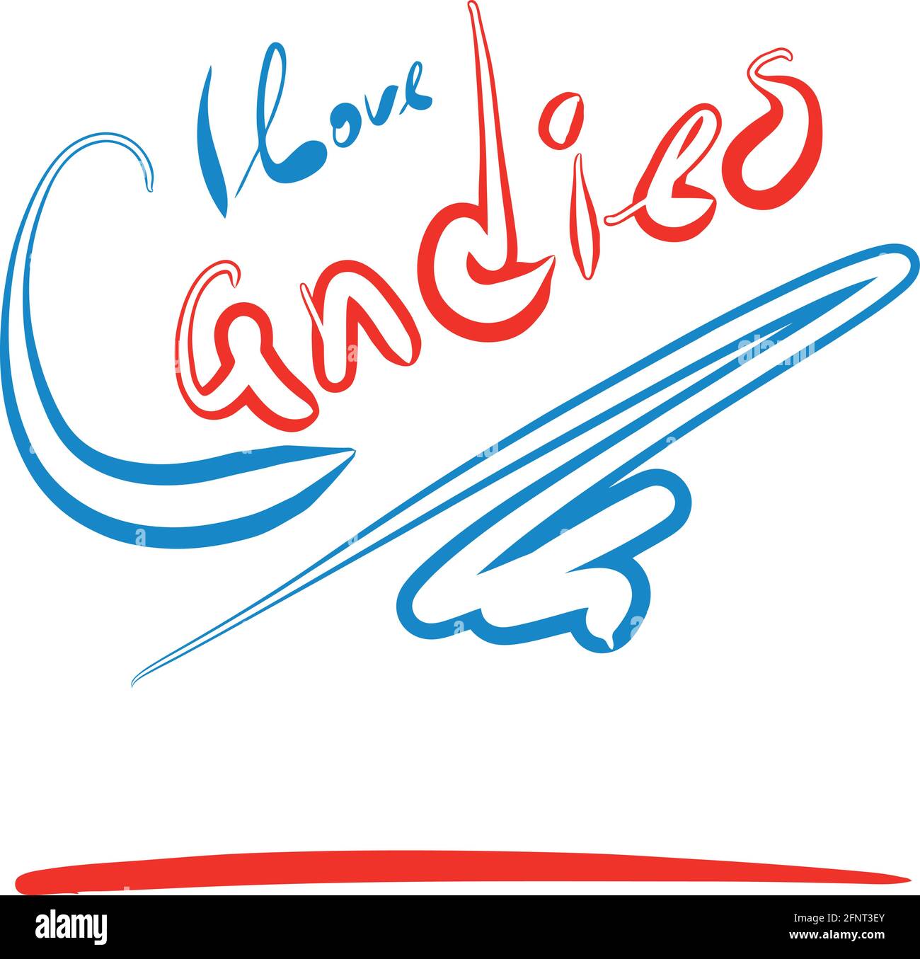 I love Candies vector. Candy Shop, Store Logo, T-Shirt Print, hand ...