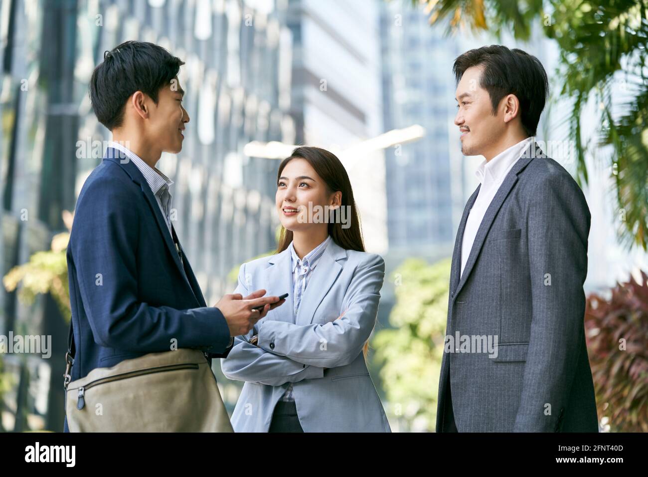 Business meeting modern on white hi-res stock photography and images ...