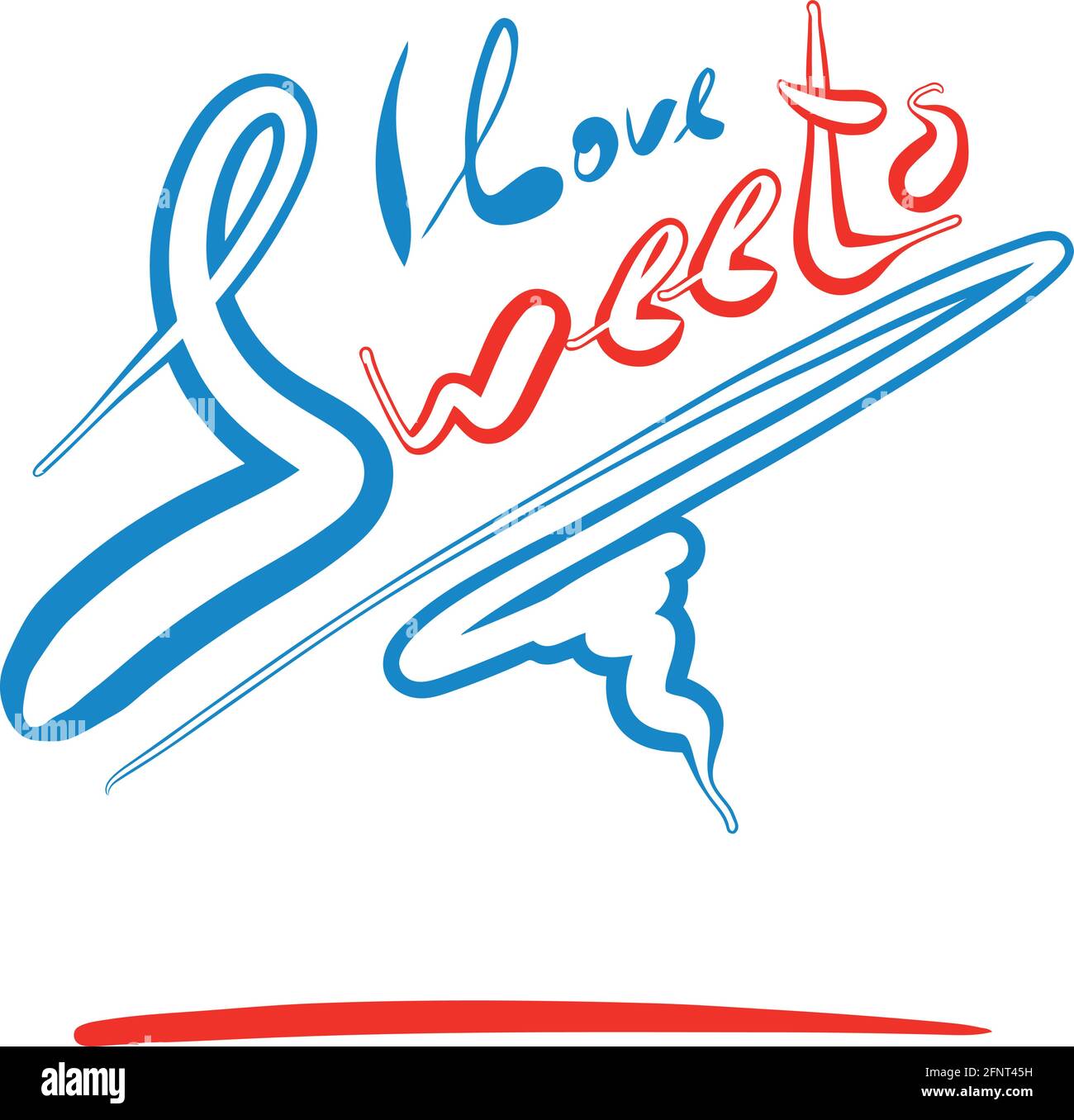 I love Sweets vector. Sweets, Candy Shop, Store Logo, T-Shirt Print ...