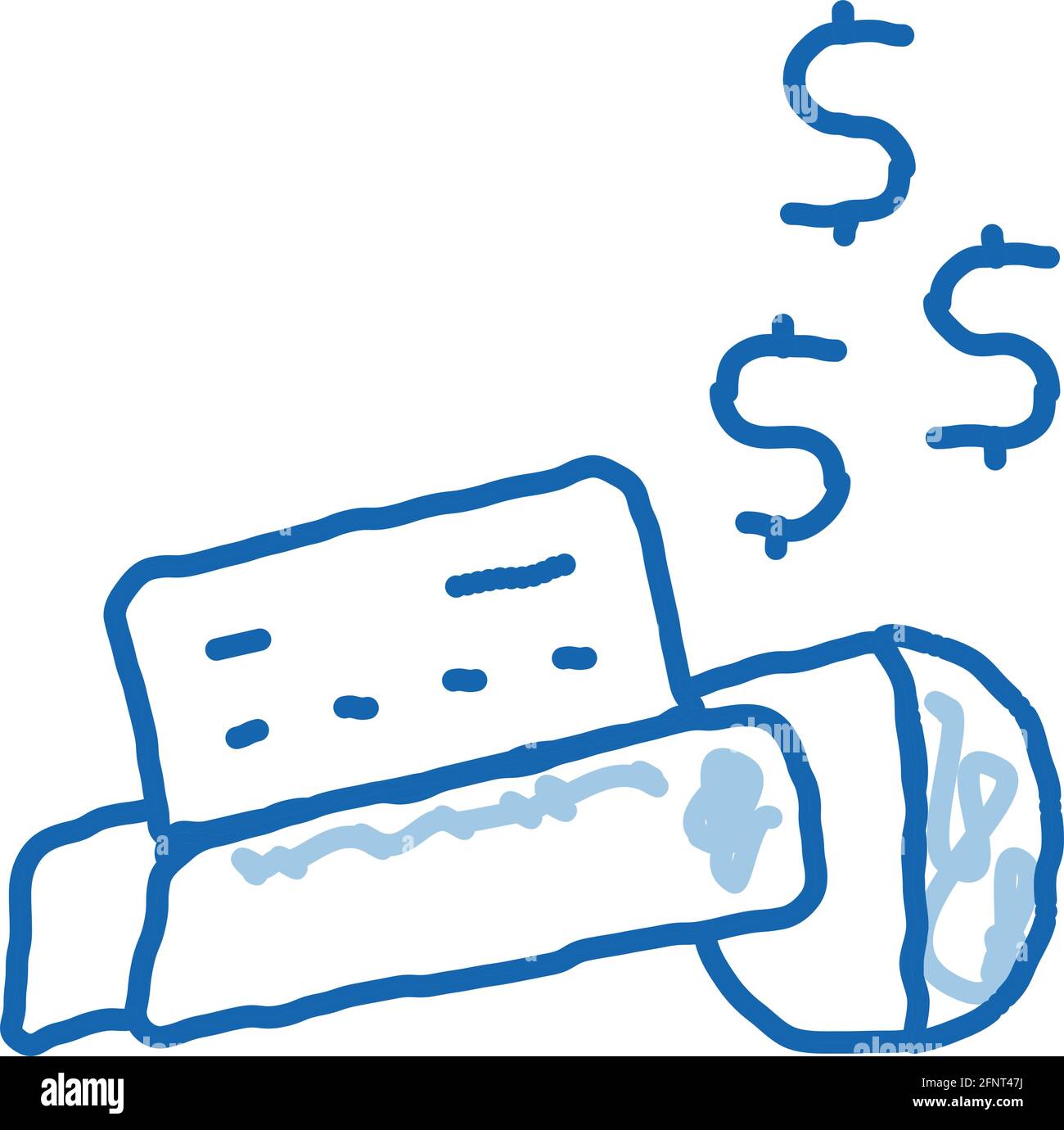 pos terminal card payment doodle icon hand drawn illustration Stock ...