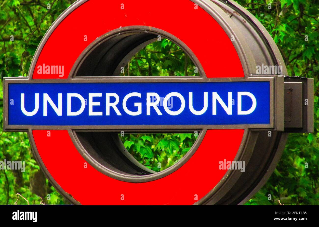 Underground Sign in Central London, UK Stock Photo - Alamy