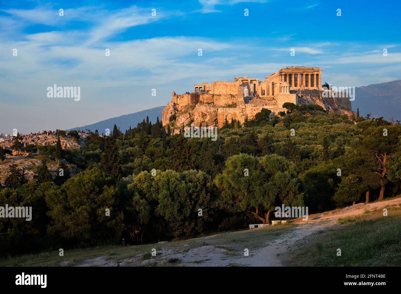 Iconic Parthenon Temple at the Acropolis of Athens, Greece Stock Photo ...
