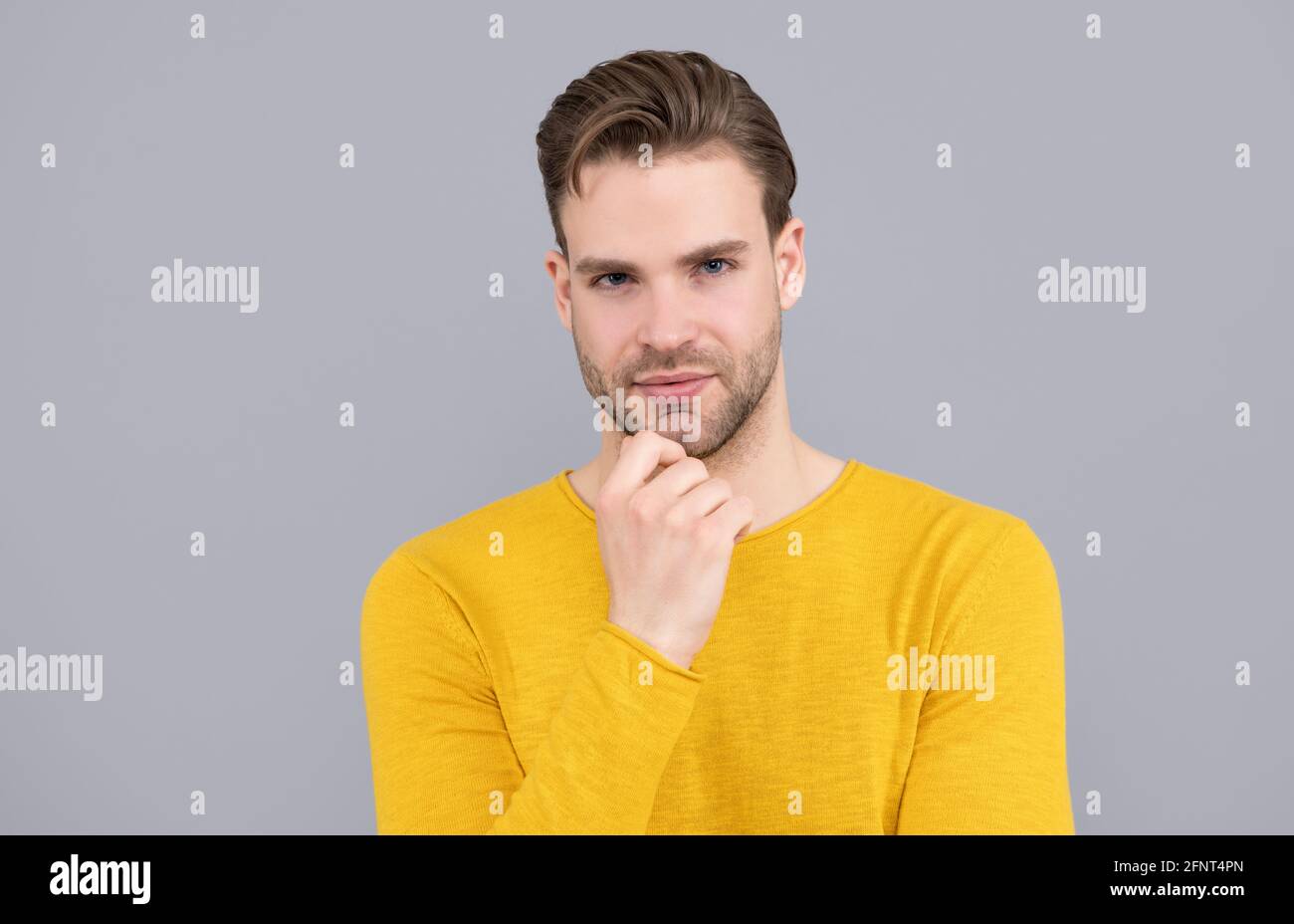 Handsome man portrait hi-res stock photography and images - Alamy