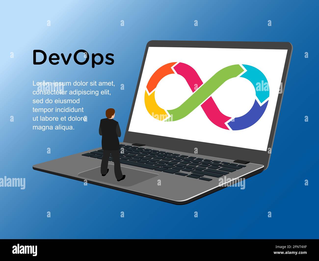 Devops background hi-res stock photography and images - Alamy