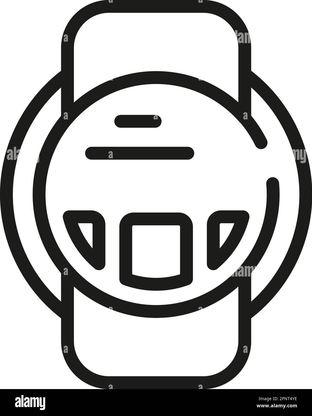 Wearable tech icon. Outline Wearable tech vector icon for web design ...