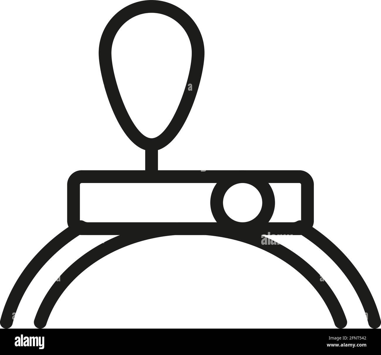 Sport tracker icon. Outline Sport tracker vector icon for web design ...