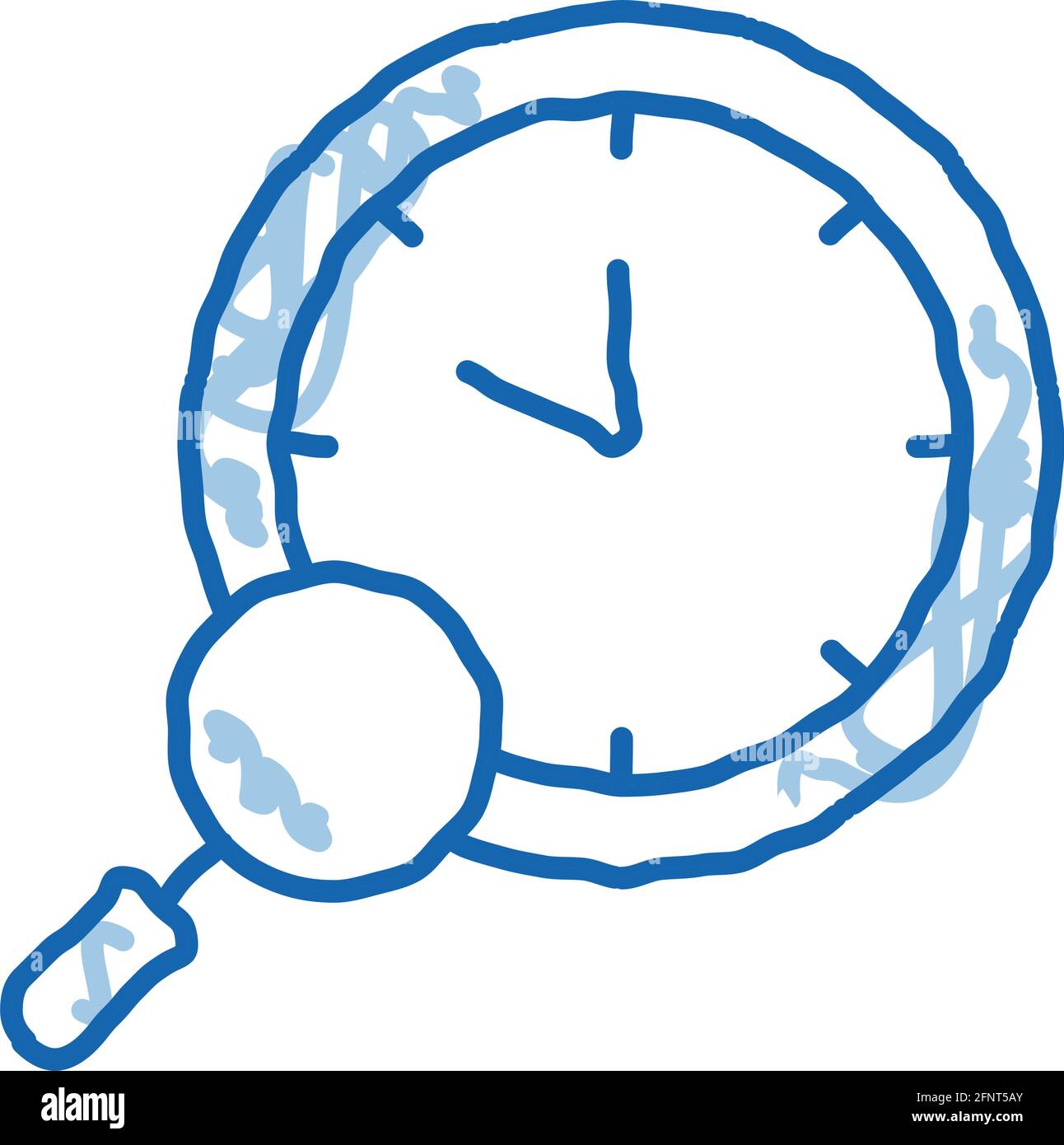 watch research doodle icon hand drawn illustration Stock Vector Image ...