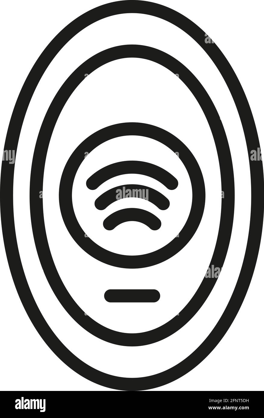 Healthcare tracker icon. Outline Healthcare tracker vector icon for web ...