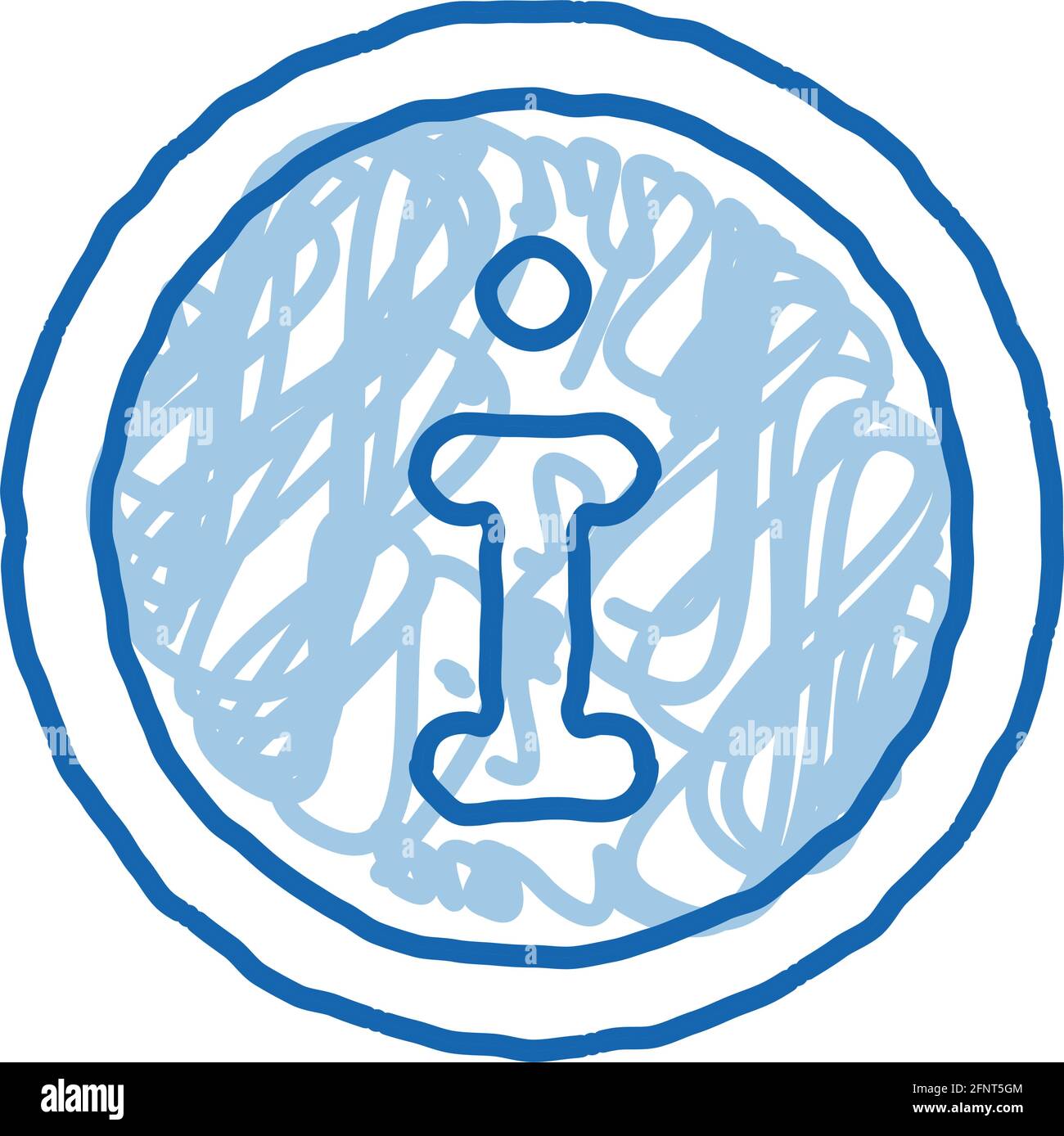 webshop information doodle icon hand drawn illustration Stock Vector ...