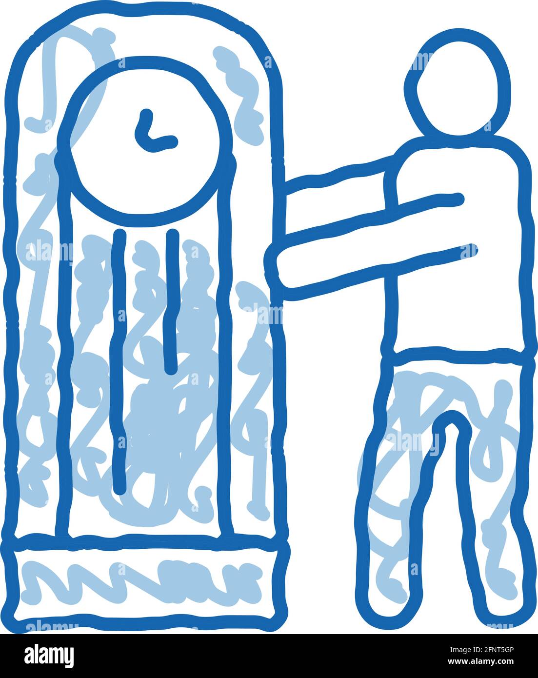 Human delivery watch repair service Stock Vector Images - Alamy