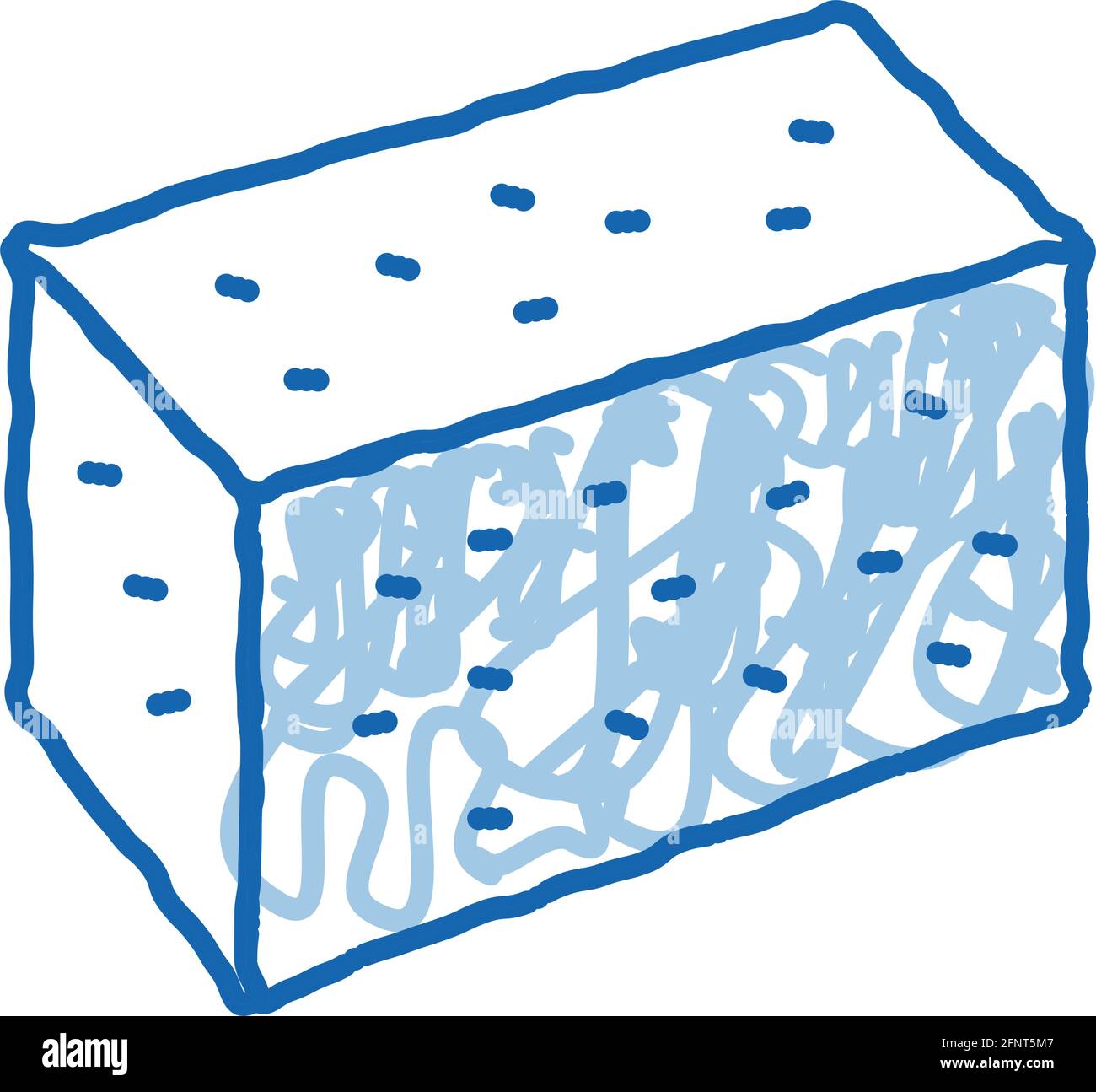 soy tofu doodle icon hand drawn illustration Stock Vector Image & Art ...