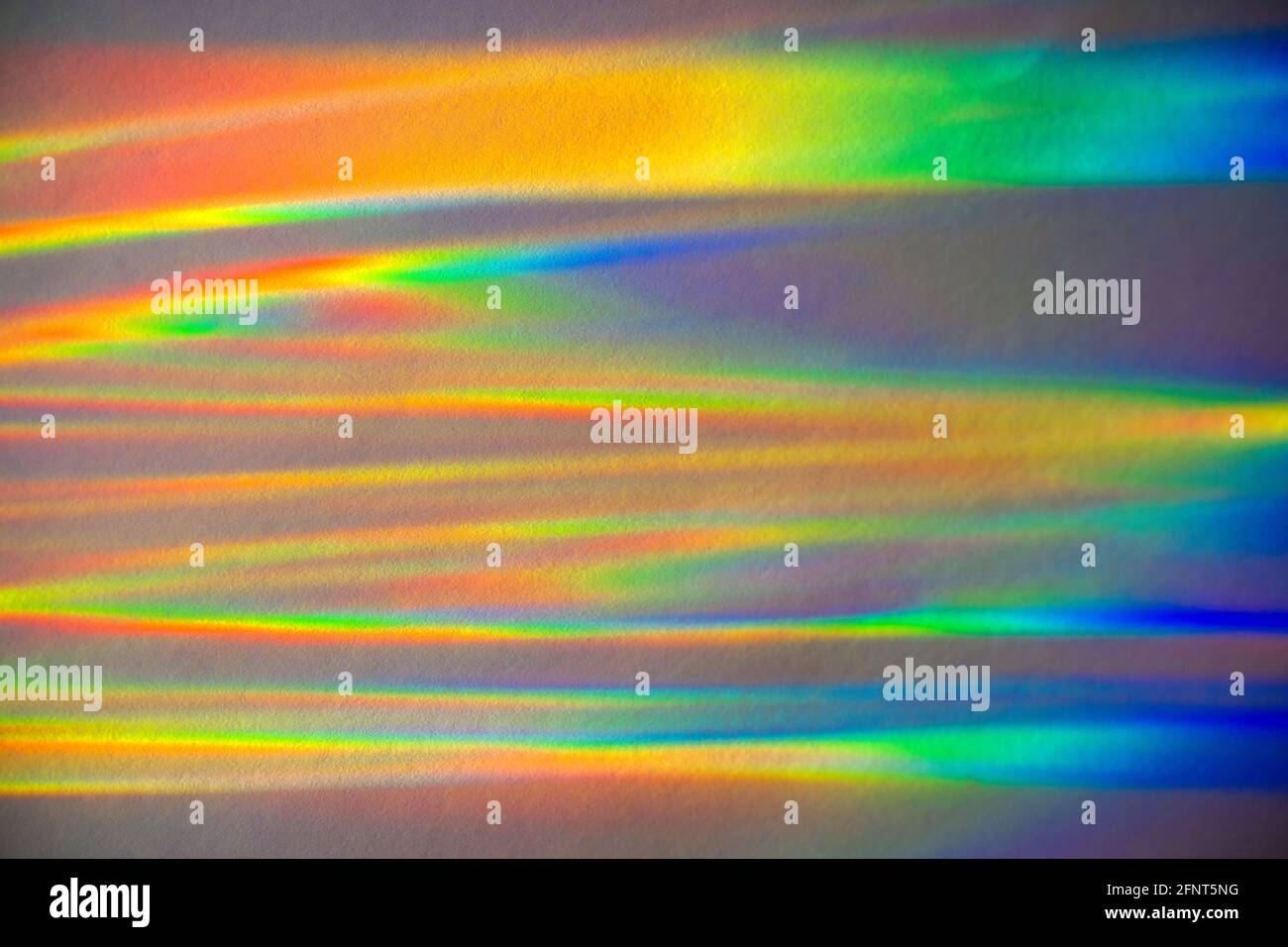 Prism Rainbow Water Reflections on Grey paper Background Overlay Stock ...